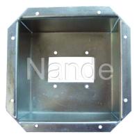 China Powder Coating Stamped Metal Parts M4 M60 Custom Sheet Metal Box Carbon Steel for sale