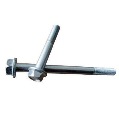 China Grade 8.8 Zinc Coated Hex Flange Bolts DIN6921 M5 to M24 Carbon Steel for sale