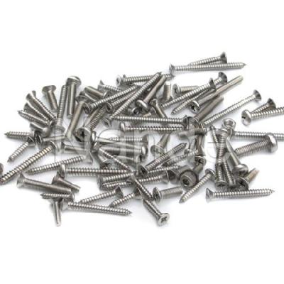 China DIN7981 Stainless Steel Self Tapping Screw Nickel Plated Pan Head Self Tappers for sale