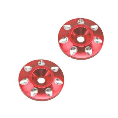 China Grade 12.5 Aluminum Washer Custom Metal Gasket 10mm OD for Universal RC Rear Wing Applications for sale