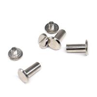 China M4 M5 ISO Screw 0.374 Inch Head Diameter Slotted Head Screw for sale