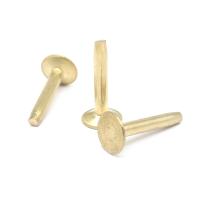 China Custom Brass Rivets CNC Machining Solid Rivets 0.01mm Tolerance ISO9001 for sale