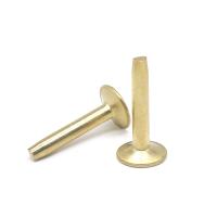 China Custom Brass Rivets CNC Machining Solid Rivets 0.01mm Tolerance ISO9001 for sale
