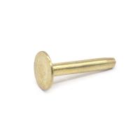 China Custom Brass Rivets CNC Machining Solid Rivets 0.01mm Tolerance ISO9001 for sale