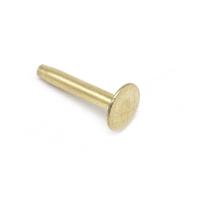 China Custom Brass Rivets CNC Machining Solid Rivets 0.01mm Tolerance ISO9001 for sale