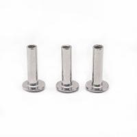 China Class 4.8 6.8 Stainless Steel Aluminum Hollow Rivets Semi Tubular Flat Head Bright Finish Custom Fasteners for sale