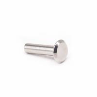 China Class 4.8 6.8 Stainless Steel Aluminum Hollow Rivets Semi Tubular Flat Head Bright Finish Custom Fasteners for sale