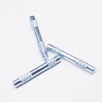 China 5.5mm 304 Stainless Steel Knurled Shaft CNC Automatic Lathe OEM for Robot Car Toy Transmission Parts for sale