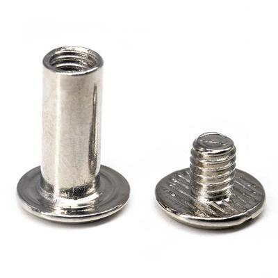 China Bright Uncoated Pins And Rivets Semi Tubular Cone Head Rivets for sale
