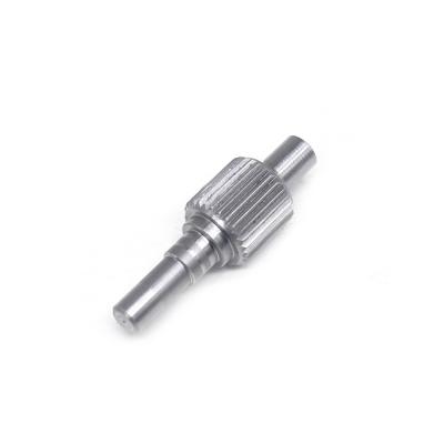 China Custom CNC Machining Aluminum Alloy Gear Shaft for Sliding Gate ±0.002mm Tolerance for sale