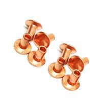 China Grade 10.9 Pins And Rivets ISO Certified Brass Solid Rivets For Electronic Devices for sale