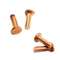 China Grade 10.9 Pins And Rivets ISO Certified Brass Solid Rivets For Electronic Devices for sale