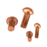 China Grade 10.9 Pins And Rivets ISO Certified Brass Solid Rivets For Electronic Devices for sale