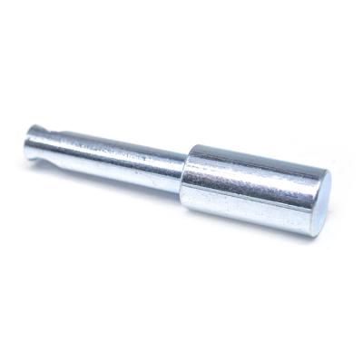 China CNC Custom Steel Shaft Blue Zinc Plated Precision Turning ±0.002mm for Fastener Spring Machines for sale