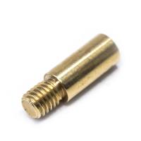 China Precision CNC Shaft Extension Brass Shaft ISO9001 Certified With Thread Adapter for sale