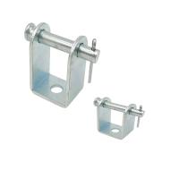 China Anodized Linear Actuator Mounting Brackets Heavy Duty U Shaped Clamp Bracket OEM for sale
