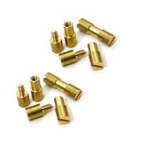 China Grade 10 Brass Bolts CNC Machined Custom Coatings M6 M8 M10 Industrial Fasteners for sale