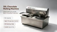 China 30L Capacity Chocolate Melting Machine with Digital Temperature Control and 304 Stainless Steel Construction for sale