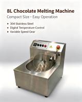 China 8L Capacity Chocolate Melting Machine with Digital Temperature Control and 304 Stainless Steel Construction for sale