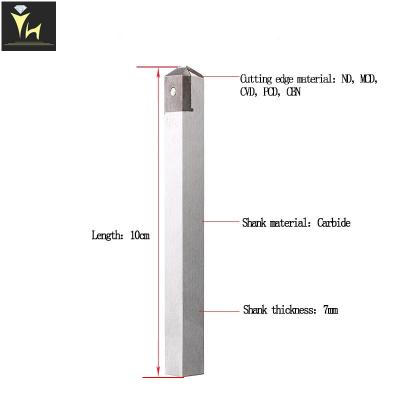 China External Internal 0.25mm ND Diamond Lathe Tools for sale