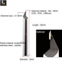 China Jewelry Making 50mm Length MCD CNC Diamond Tools for sale