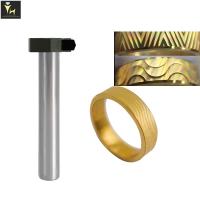 China 3mm PCD CNC Diamond Tools To Make Rainbow On Jewelry for sale