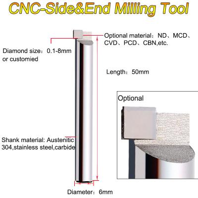 China Jewellery Polishing CNC Diamond Tools for sale