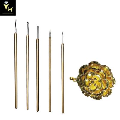 China 260mm Shank Sharp Nose Steel Burnisher Tools for sale