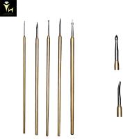 China 260mm Shank Sharp Nose Steel Burnisher Tools for sale