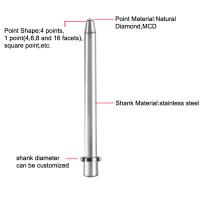 China NCD CVD Diamond Dull Pin For Making Dull Surface On Jewelry for sale
