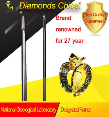 China PCD NCD Diamond Chisel For Making Colorful Groove Texture for sale