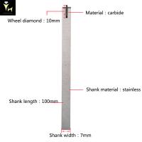 China Carbide 10mm Millgrain Wheel Jewelry Background Tools for sale