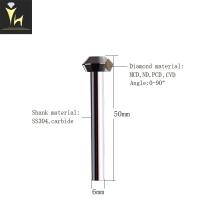 China SS304 Shank Up And Down Diamond Chamfer Tool for sale