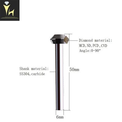 China SS304 Shank Up And Down Diamond Chamfer Tool for sale