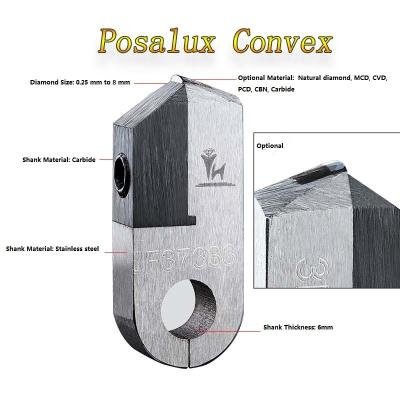 China Wear Resistance CV Posalux Diamond Tools for sale
