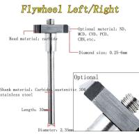 China Flywheel Diamond Tools PCD Left Right Bevel Tool Round Head Available for sale