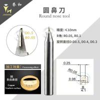 China Single Crystal Round Nose CVD Diamond Milling Tools for sale