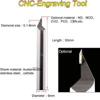 China Goldsmith Machine 8mm Diamond Cnc Engraving Mcd Tools for sale