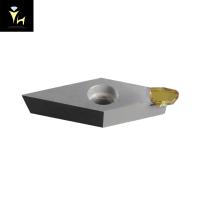 China Carbide Stainless Steel MCD Tools 6mm Shank Diamond Cutoff Insert MCD PCD for sale