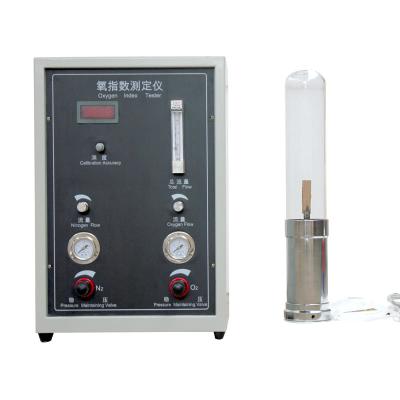 China ASTM D2863 Oxygen Index Tester Analyzer lastics And Textiles Flammability Tester for sale