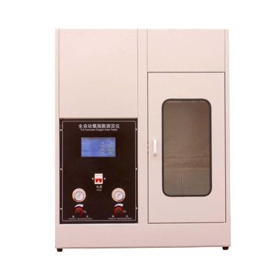 China ISO 4589 Automatic Oxygen Index Test Machine Full Color Touch Screen Control Flammability Tester for sale