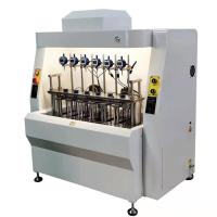 China IS0 75 HDT Vicat Tester 6 Work Station Plastic Vicat Softening Tester 4KW Plastic Test for sale