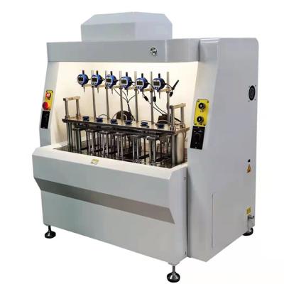 China IS0 75 HDT Vicat Tester 6 Work Station Plastic Vicat Softening Tester 4KW Plastic Test for sale