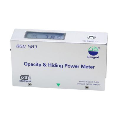 China BGD 583 ISO 2814 Paint Opacity Meter Intelligent Reflectometer Hiding Power Machine Paint Testing Equipment for sale