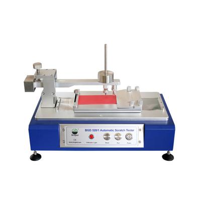 China BGD 520 ISO 1518 Automatic Scratch Tester Paint Surface Scratch Device Paint Testing Equipment for sale