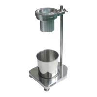 China BGD 130-133 Flow Cup Viscosity Cup Holder Stainless Steel Stand Paint Testing Equipment for sale