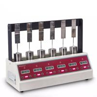 China ASTM D3654 6 Bank Shear Tester Adhesive Tape Retention Force Test Machine Film Testing Equipment Film Testing Equipment for sale