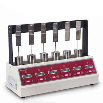 China ASTM D3654 6 Bank Shear Tester Adhesive Tape Retention Force Test Machine Film Testing Equipment Film Testing Equipment for sale
