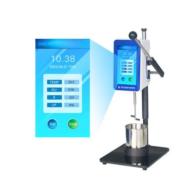 China BGD 187 ASTM D 562 Intelligent Touch-Screen Krebs Stormer Viscometer Paint Testing Equipment for sale