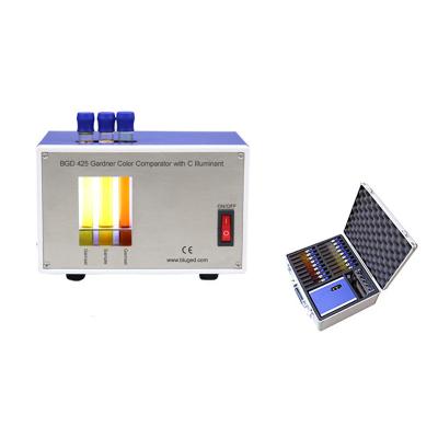 China BGD 425 ISO 4630 Gardner Color Comparator With C Illuminant Paint Testing Equipment for sale